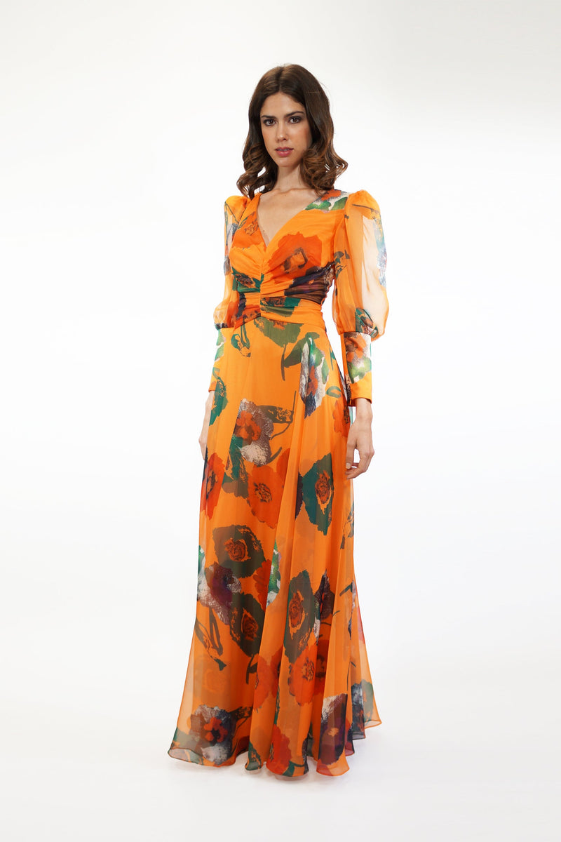 Carla Ruiz 99425 Orange – Wedding Guest Outfits
